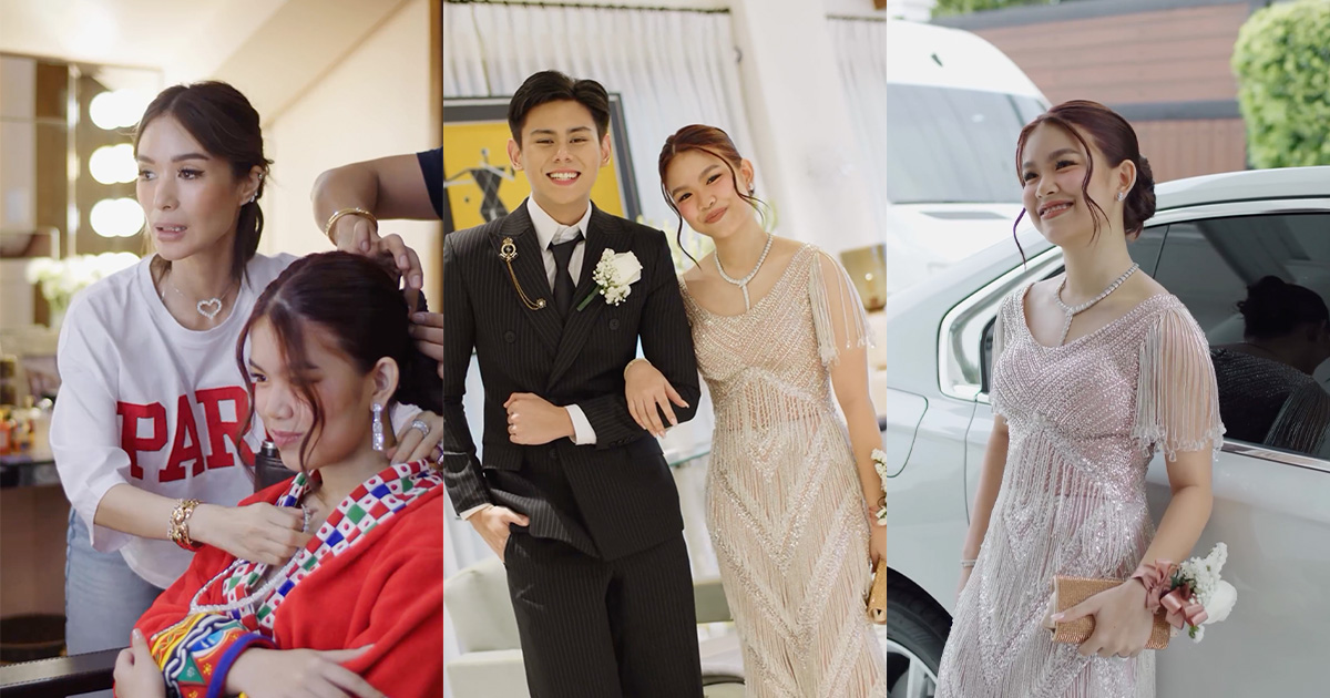 WATCH: Heart Evangelista helps stepdaughter Chesi Escudero get ready for prom • PhilSTAR Life